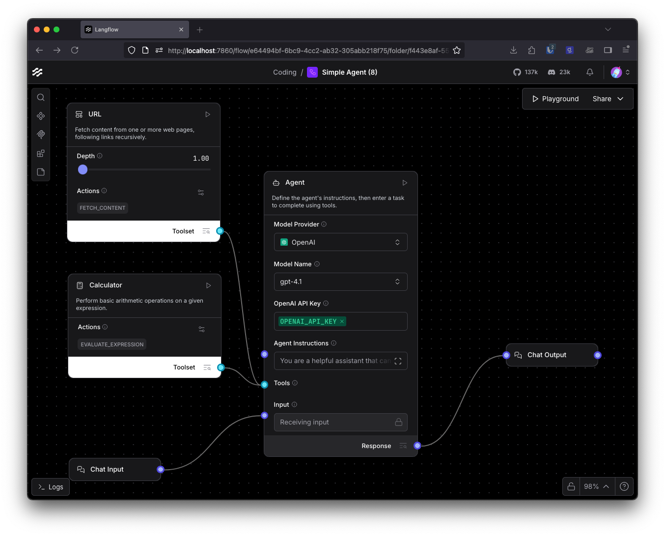 Build your own AI coding agent with Langflow | Langflow | Low-code AI builder for agentic and ...