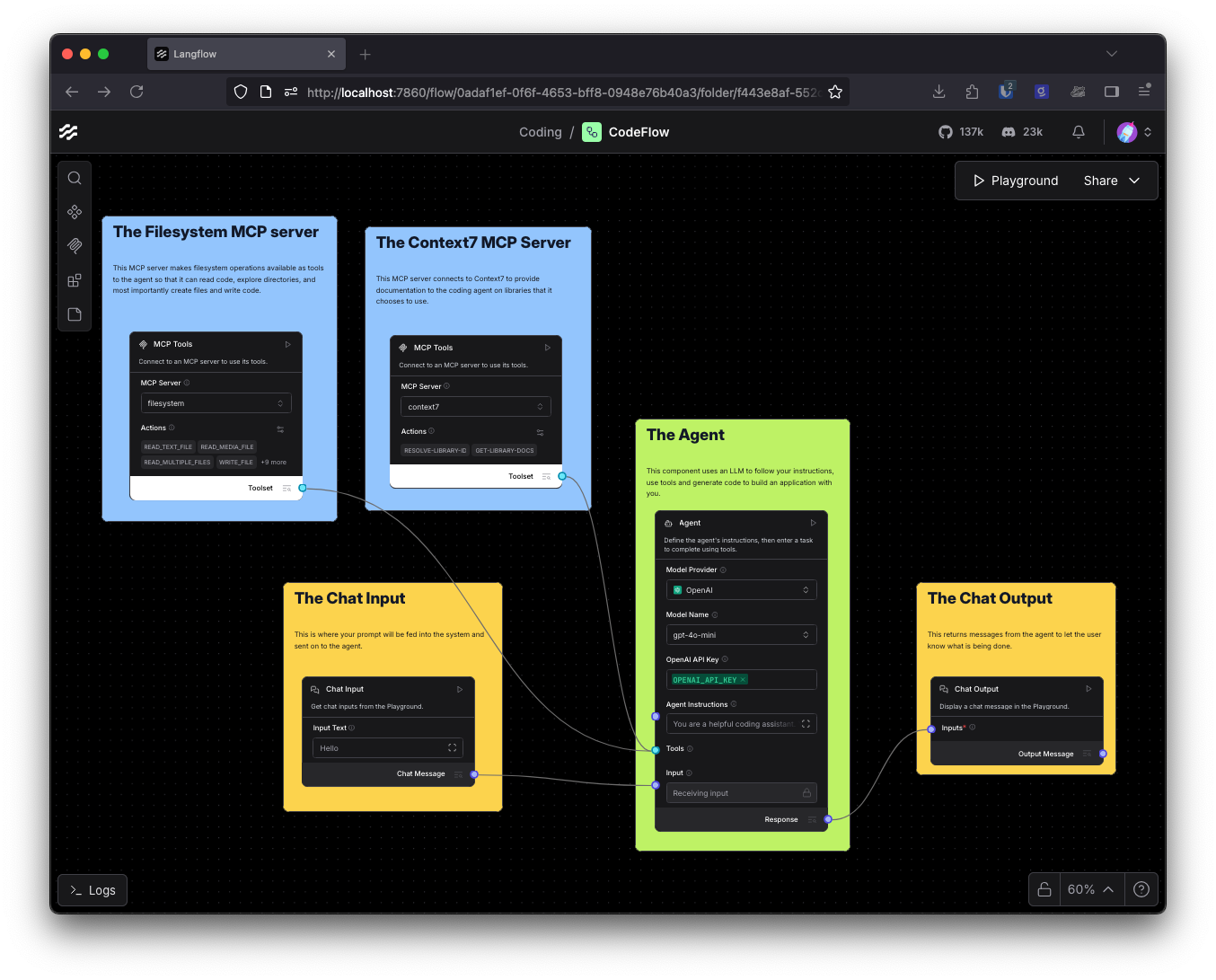 Build your own AI coding agent with Langflow | Langflow | Low-code AI builder for agentic and ...